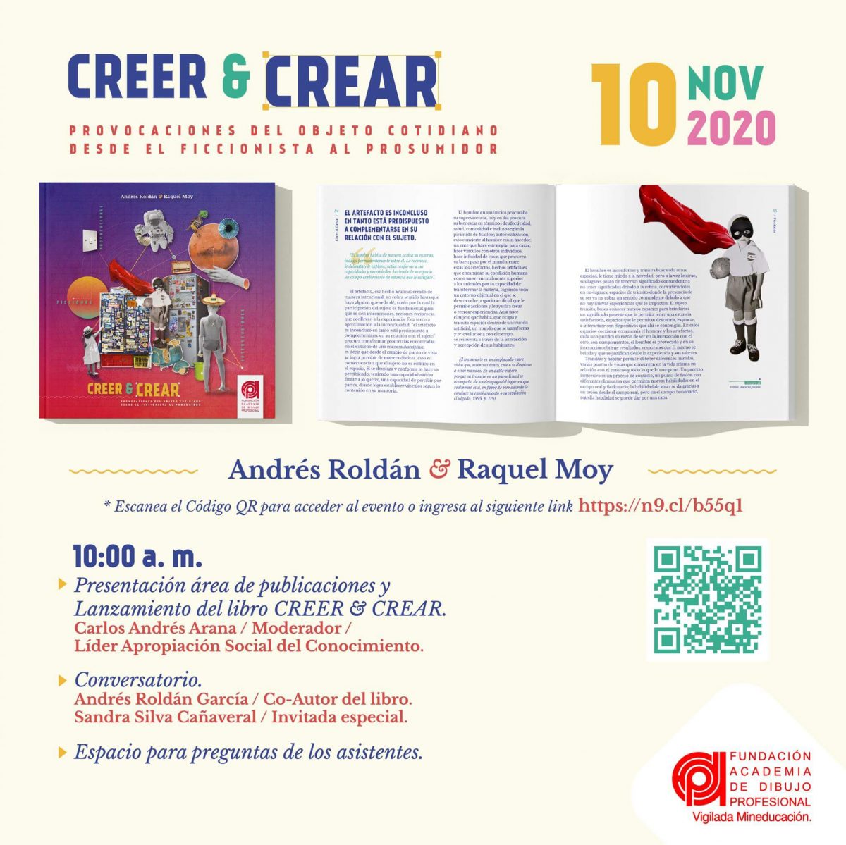 Lanzamiento oficial del libro “Creer & Crear" - Fundación Academia de ...