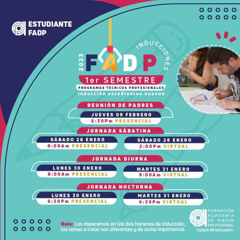 Inducciones FADP IP 2023 - Fundación Academia de Dibujo Profesional