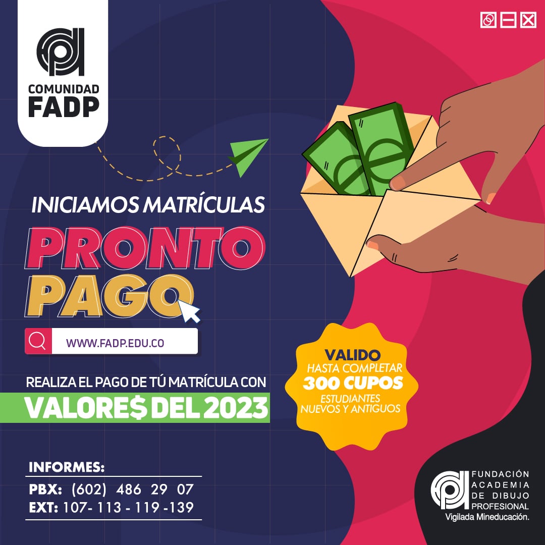 Pronto Pago - Fundación Academia de Dibujo Profesional