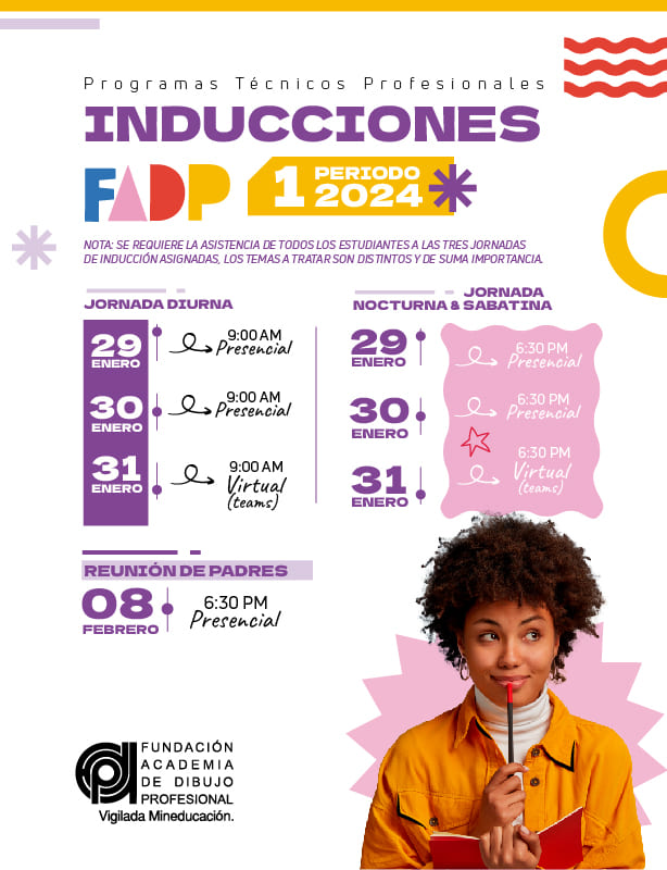 Inducciones IP 2024 - Fundación Academia de Dibujo Profesional