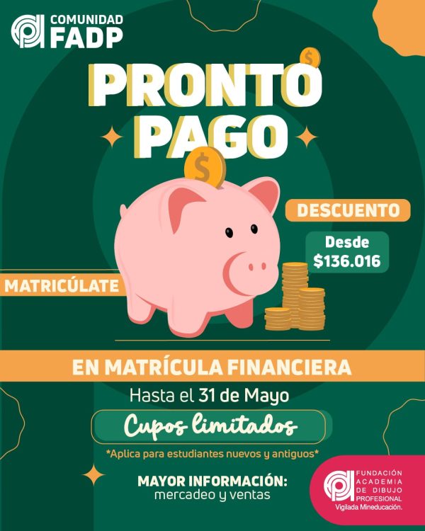 Pronto Pago - Fundación Academia de Dibujo Profesional
